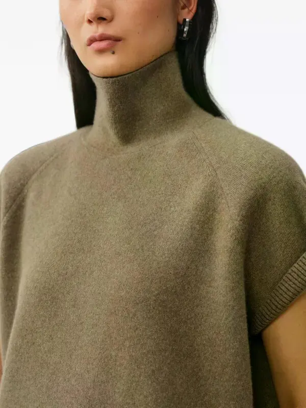 LESS Raglan-sleeve Short-sleeve Sweater