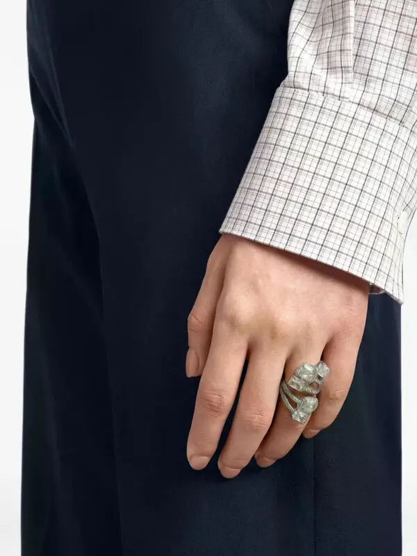 MAISON MARGIELA Glass-embellishment Ring