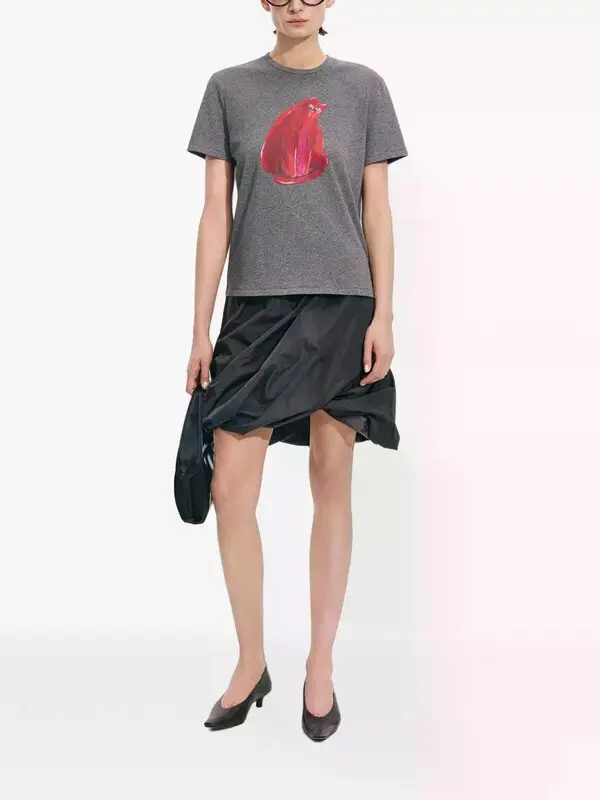 JNBY Cat-print Short-sleeve T-shirt
