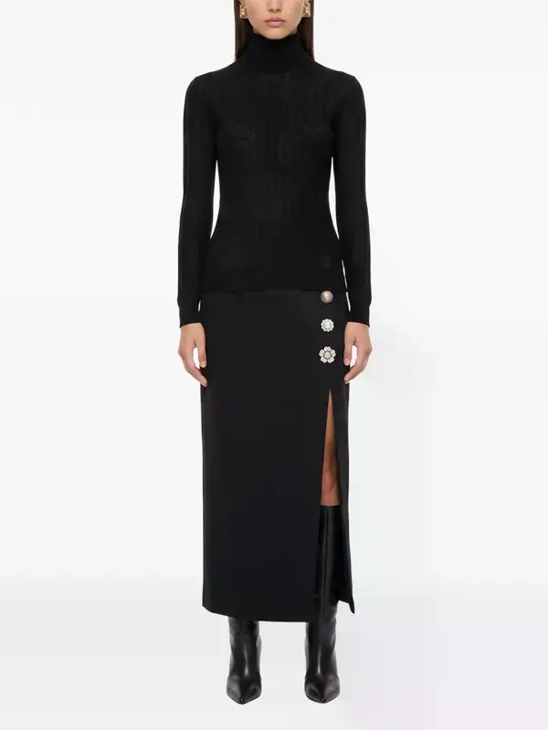 Tagliatore Ribbed-knit Roll-neck Sweater