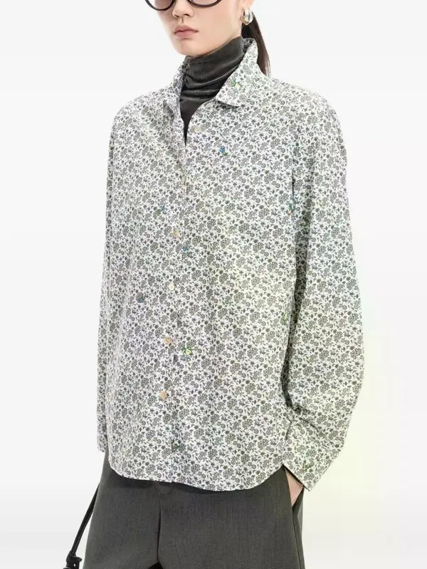 JNBY Floral-print Long-sleeve Shirt