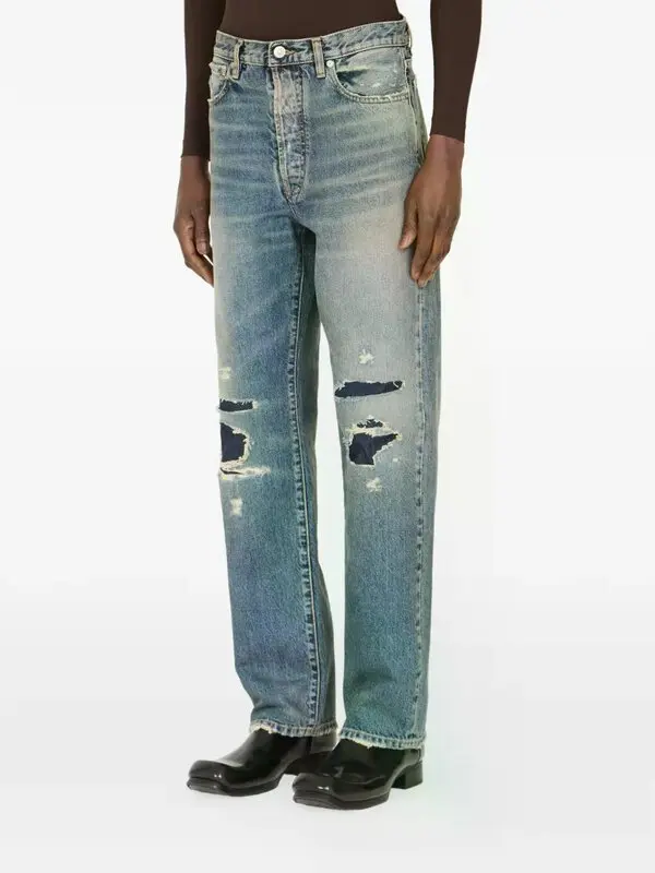 MAISON MARGIELA Distressed Patchwork Jeans