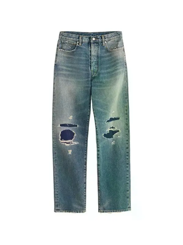 MAISON MARGIELA Distressed Denim Jeans - Blue