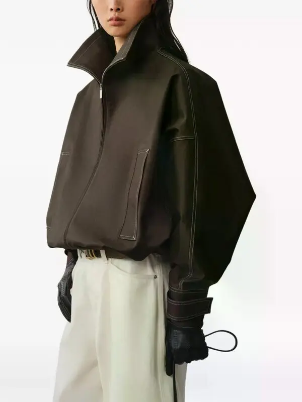 LESS T-silhouette Dolman-sleeve Jacket
