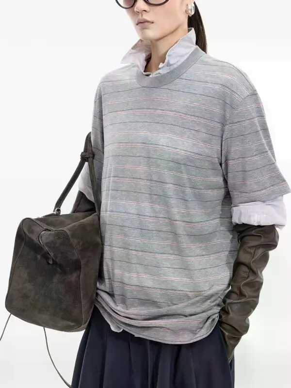 JNBY Stripe-print Relaxed-fit T-shirt