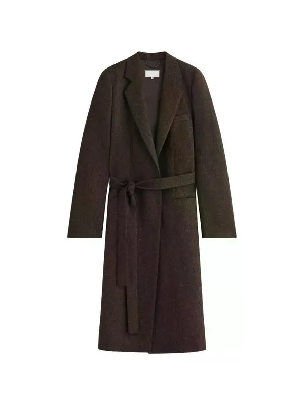 MAISON MARGIELA Herringbone Wrapped Coat