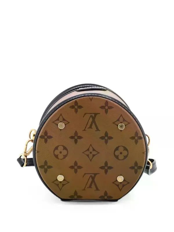LOUIS VUITTON Cannes Handbag Reverse Monogram Canvas Satchel