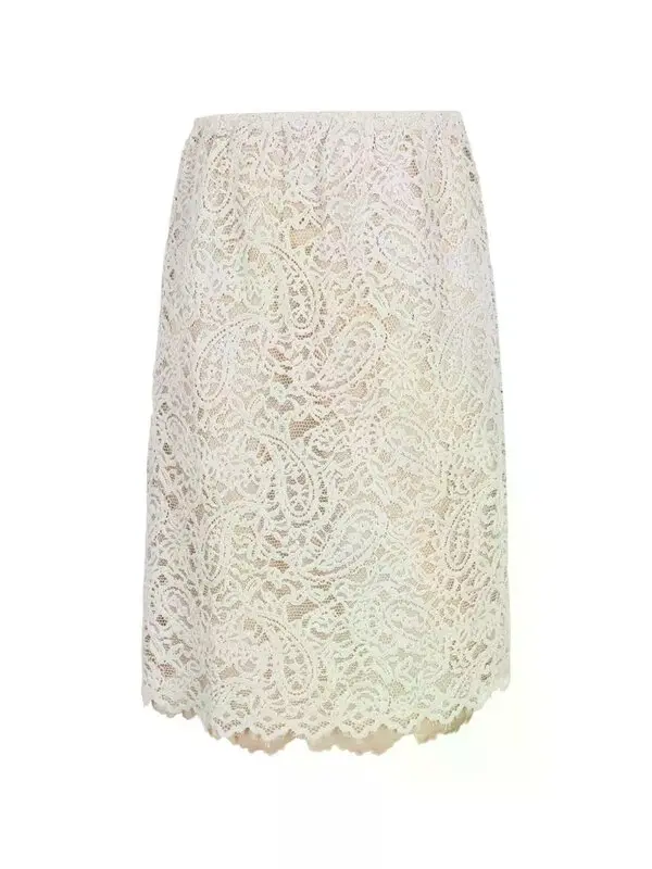 JNBY Lace-embroidered Midi Skirt