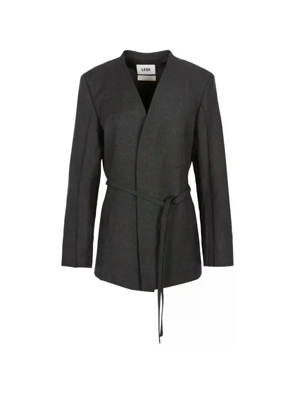 LESS Belted Collar Coat