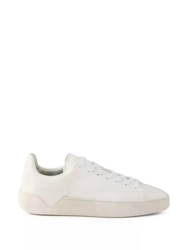 Prada Court Leather Sneakers - White
