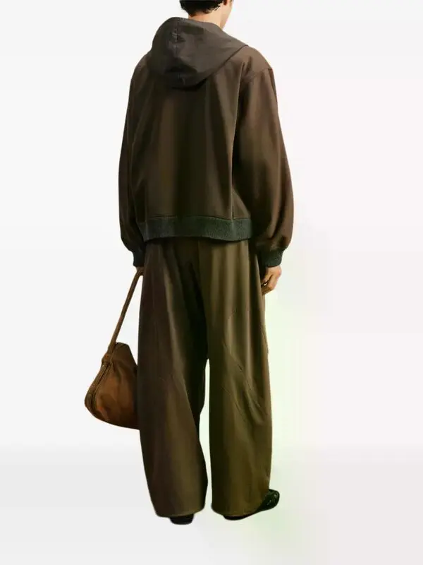 CROQUIS Mock-layer V-neck Hooded Jacket
