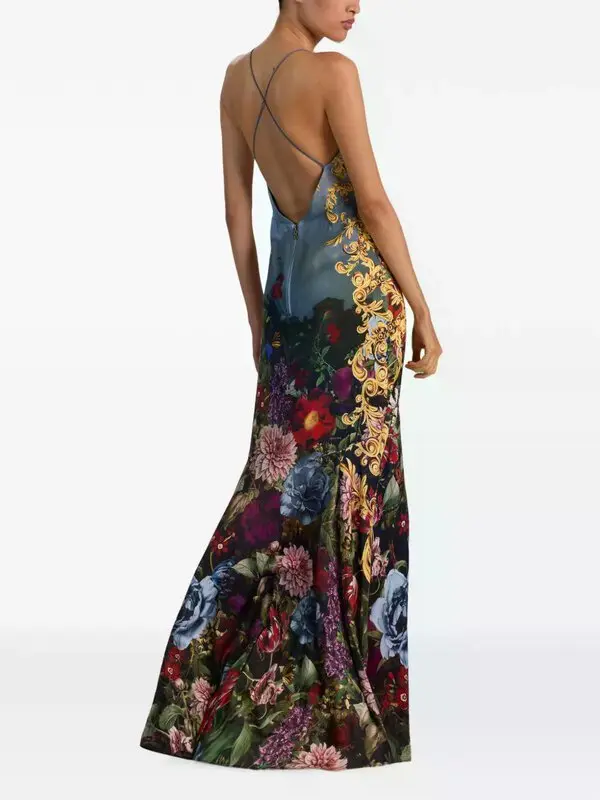 Alice + Olivia Milta Floral-print Maxi Dress