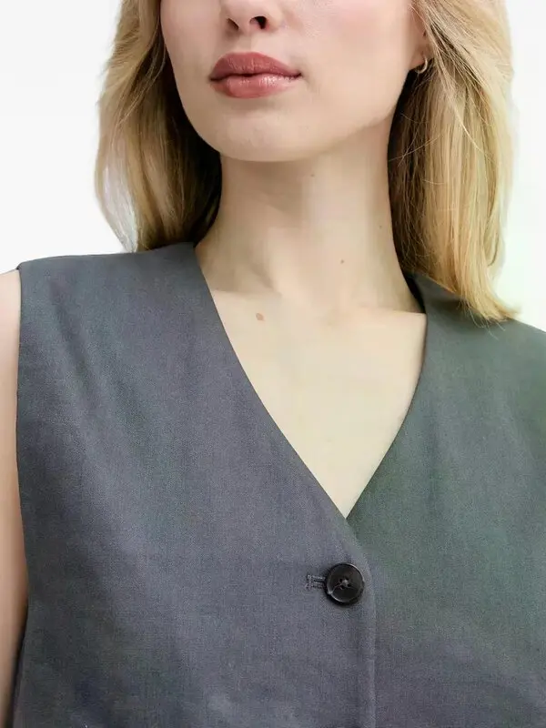 Marc O'polo V-neck Cropped Waistcoat