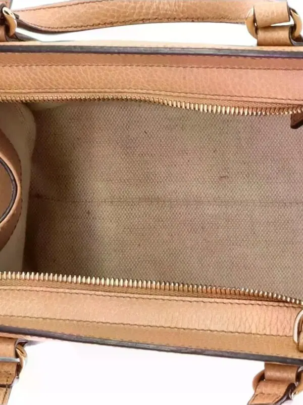 Gucci Soho Convertible Top Handle Leather Small Satchel