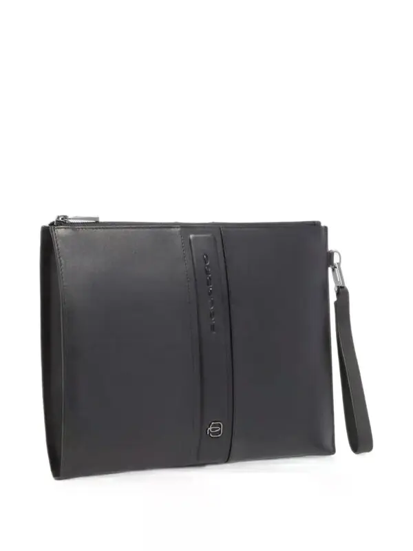 PIQUADRO Logo-plaque Clutch Bag