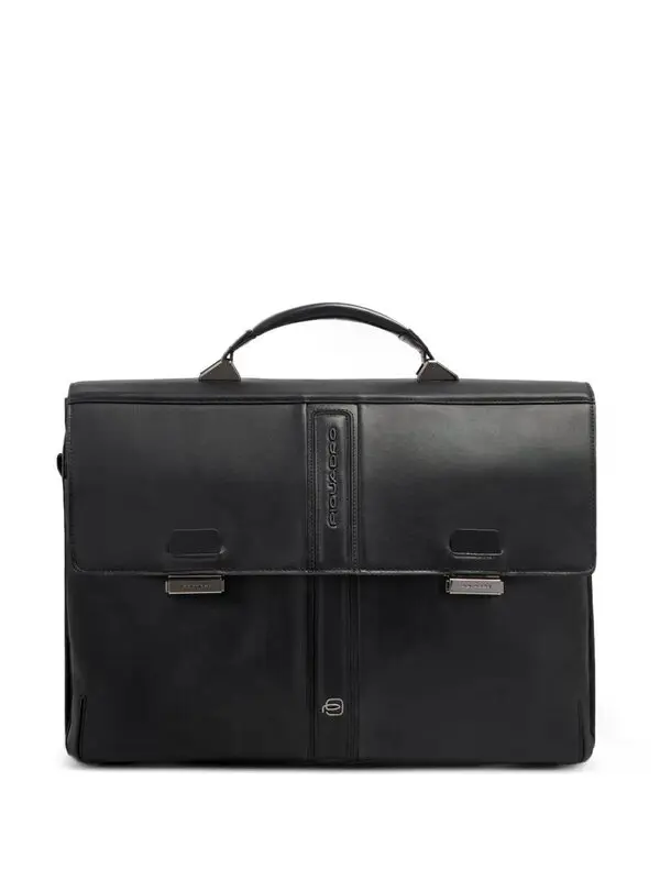 PIQUADRO Logo-plaque Briefcase - Black