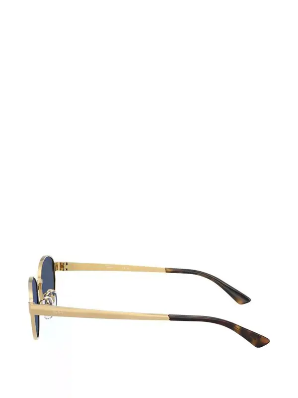 Ray-ban Oval-frame Sunglasses - Gold