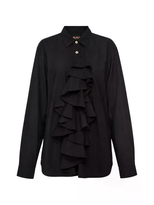 Comme Des Garçons Ruffled Long-sleeve Shirt