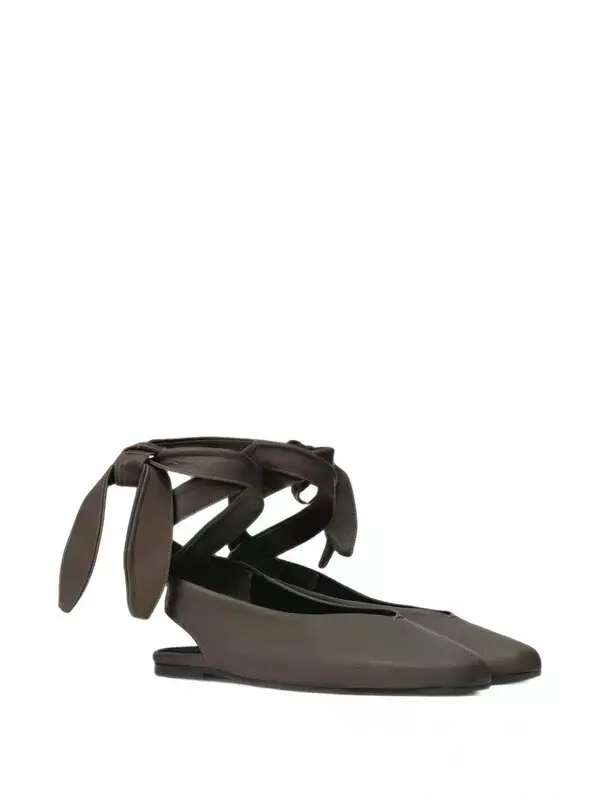 CastaÑer Sybil Tie-fastening Ballet Flats
