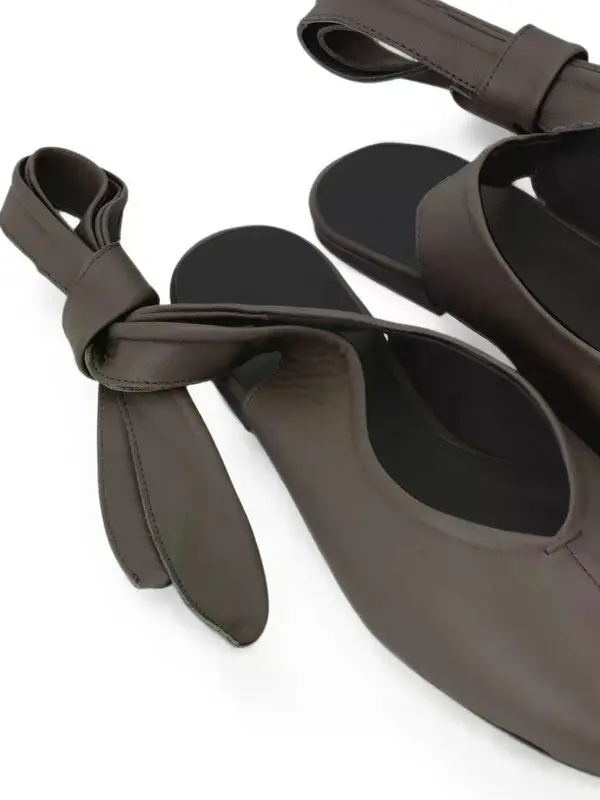 CastaÑer Sybil Tie-fastening Ballet Flats