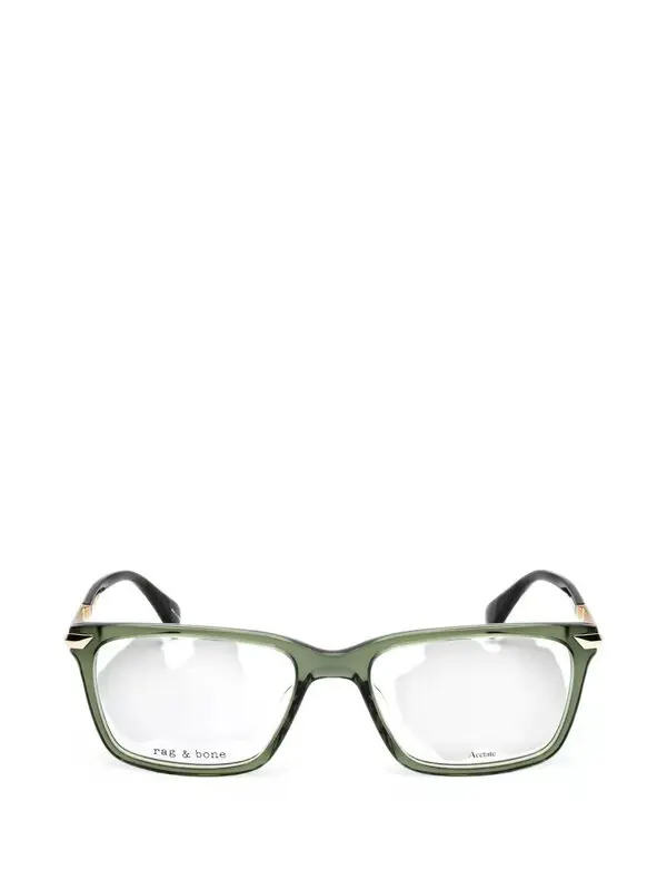 Rag & Bone Rectangle-frame Glasses - Green