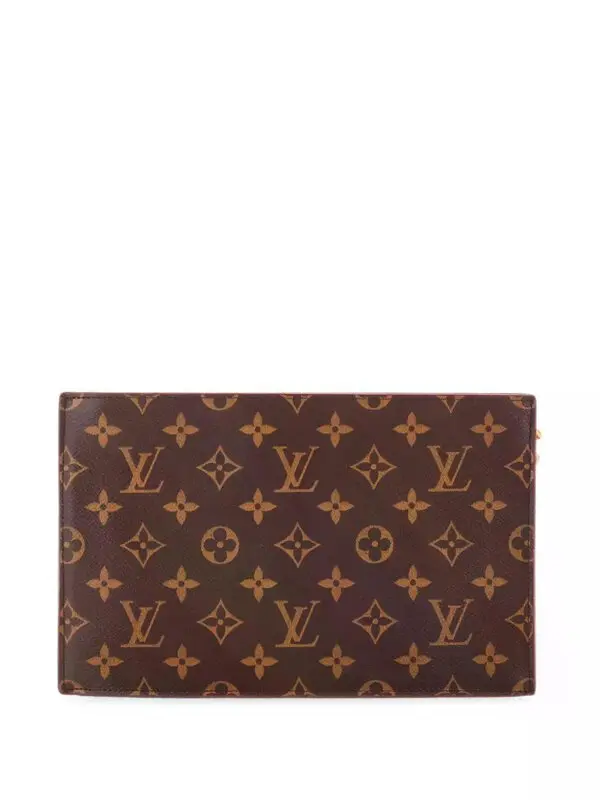 LOUIS VUITTON Legacy Chain Monogram Canvas Clutch Bag
