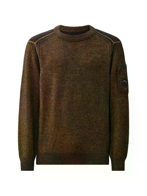 C.P. COMPANY Lens-detail Knitted Sweater