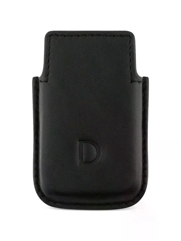 S.t. Dupont Logo-embossed Leather Lighter Case