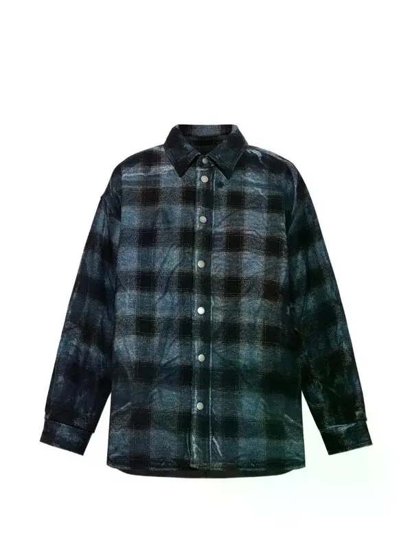 HAIKURE Galaxy Checked Shirt - Blue