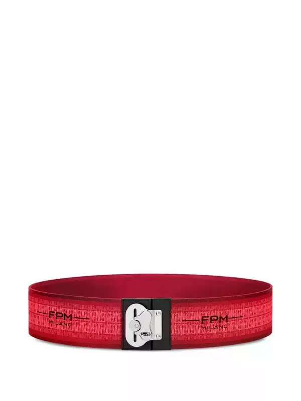 FPM MILANO M Butterfly Logo-print Elastic Luggage Belt - Red