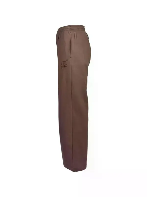 MASU Logo-embroidered Wide-leg Track Pants
