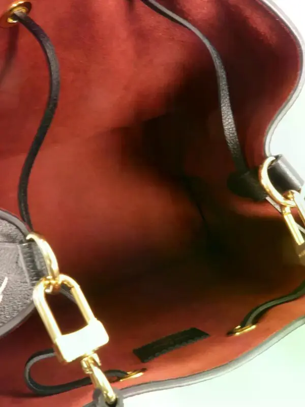 LOUIS VUITTON Mm Monogram Empreinte Neo Noe Tote Bag - Black