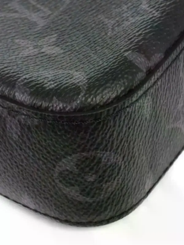 LOUIS VUITTON 2010-2020s Monogram Trio Messenger Shoulder Bag - Black