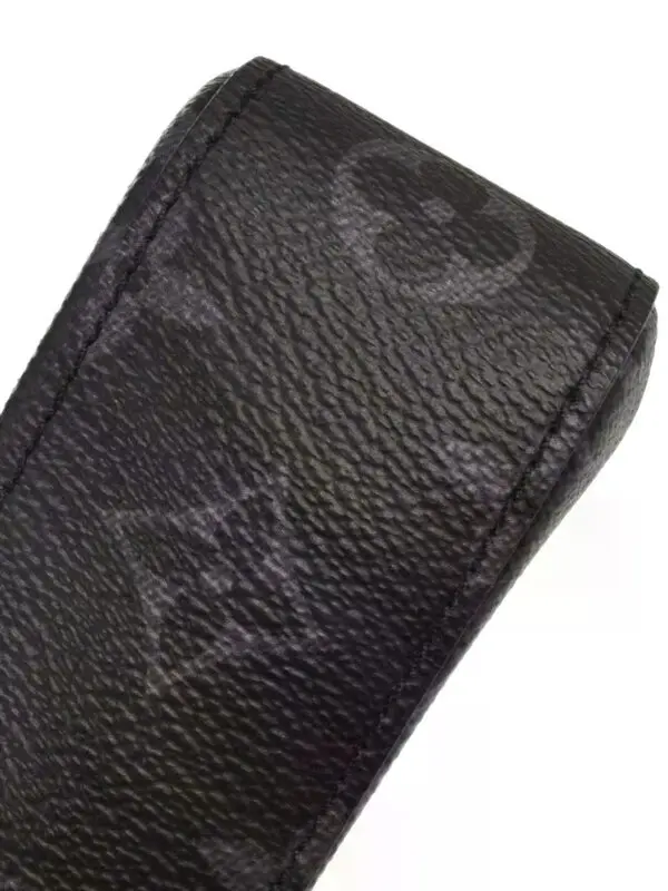LOUIS VUITTON 2010-2020s Monogram Trio Messenger Shoulder Bag - Black
