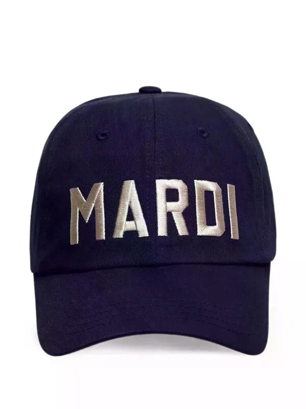 Mardi Mercredi Logo-embroidered Cap - Blue