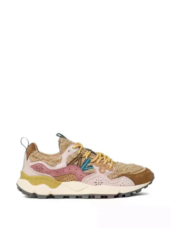 FLOWER MOUNTAIN Yamano 3 Suede Sneakers - Neutrals