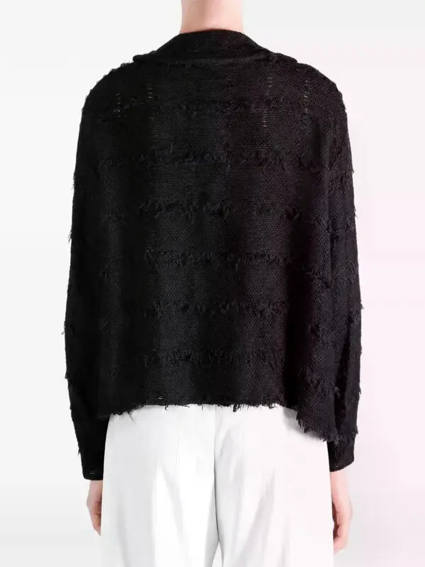 Y’s Asymmetric Frayed-effect Jacket