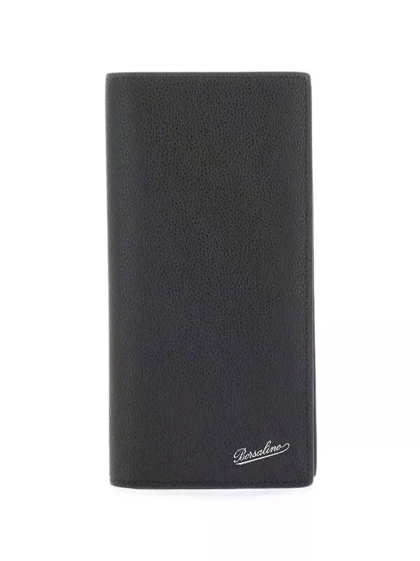 Borsalino Logo-embossed Wallet - Black