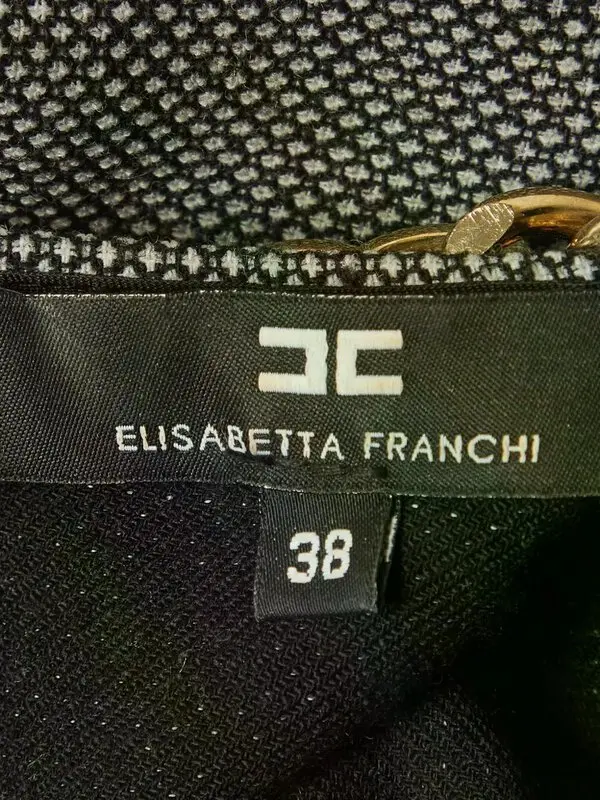 Elisabetta Franchi Chain-detail Mini Dress