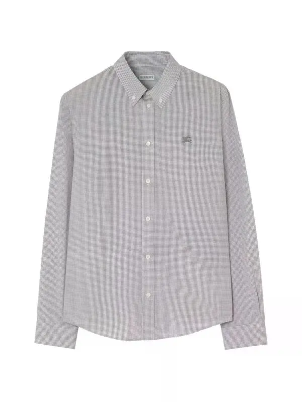 Burberry Classic-fit Gingham-pattern Cotton Shirt