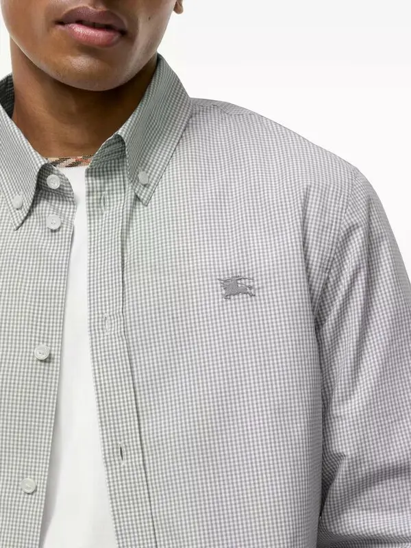 Burberry Classic-fit Gingham-pattern Cotton Shirt