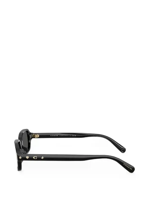 COACH Cfu11 Rectangle-frame Sunglasses
