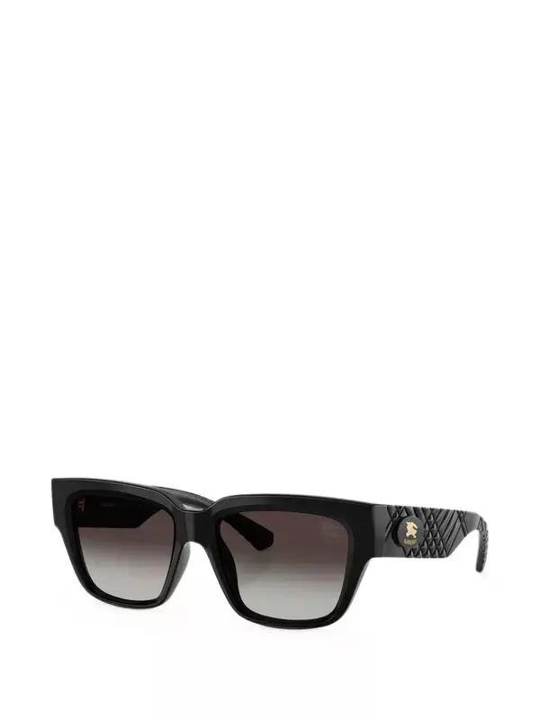 Burberry Knight Stamp Sunglasses - Black