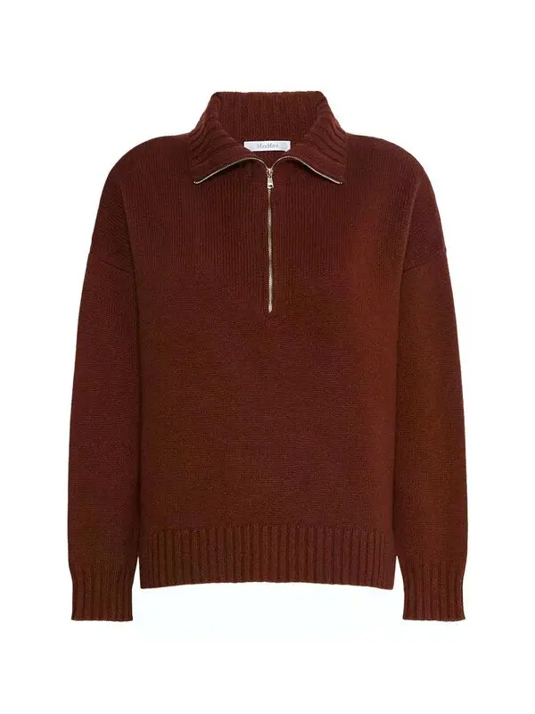 Max Mara Half-zip Cashmere Sweater
