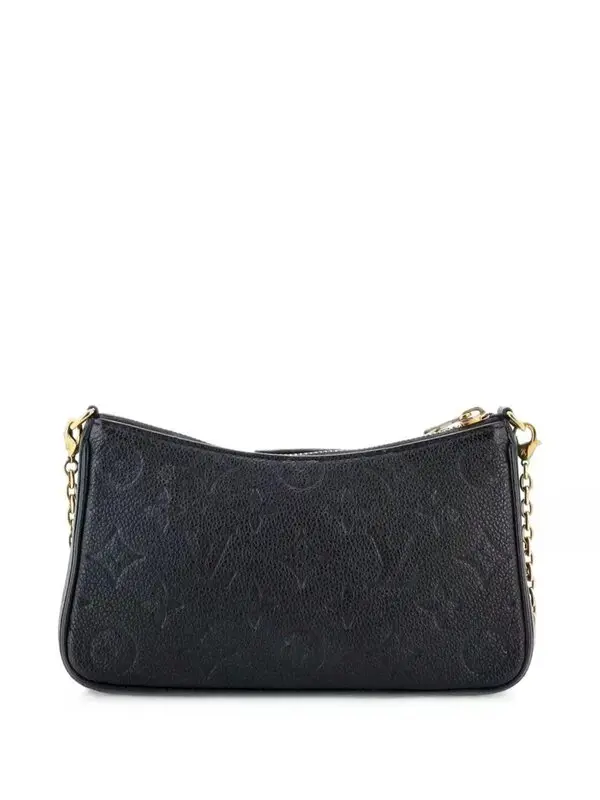 LOUIS VUITTON Easy Pouch On Strap Monogram Empreinte Leather Shoulder Bag - Black