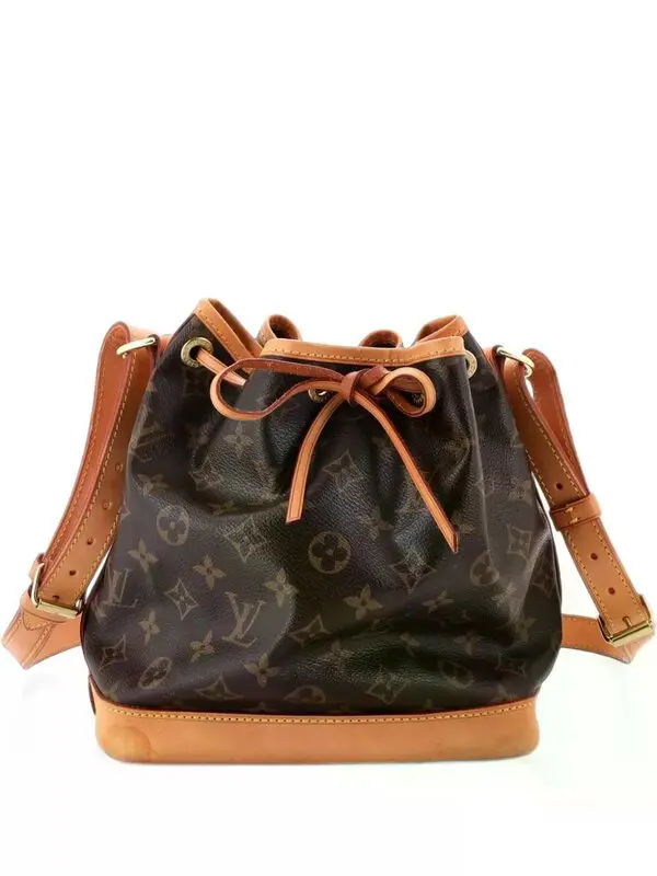 LOUIS VUITTON Noe Handbag Monogram Canvas Bb Bucket Bag - Brown