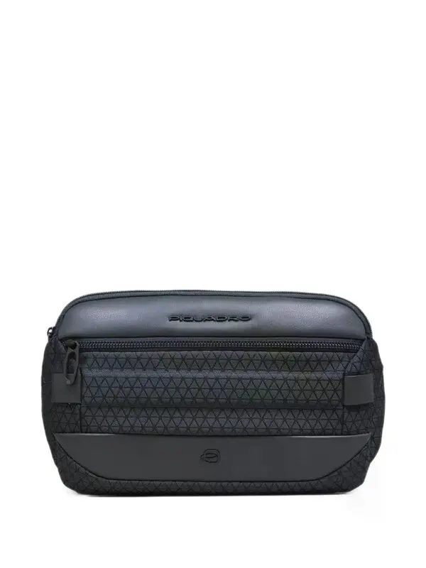 PIQUADRO Geometric-pattern Belt Bag