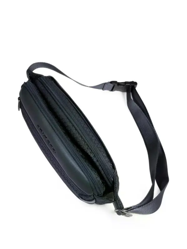 PIQUADRO Geometric-pattern Belt Bag