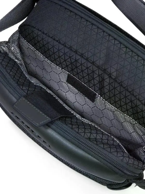 PIQUADRO Geometric-pattern Belt Bag