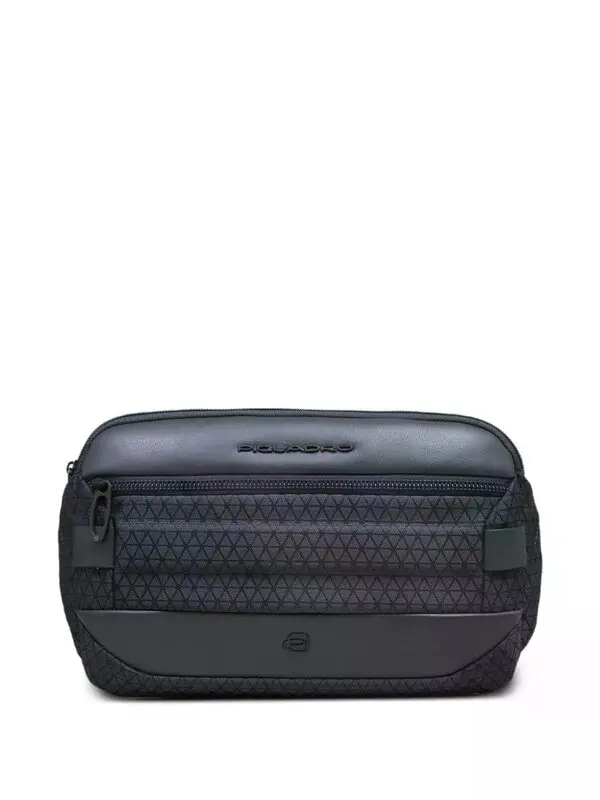 PIQUADRO Geometric-pattern Belt Bag